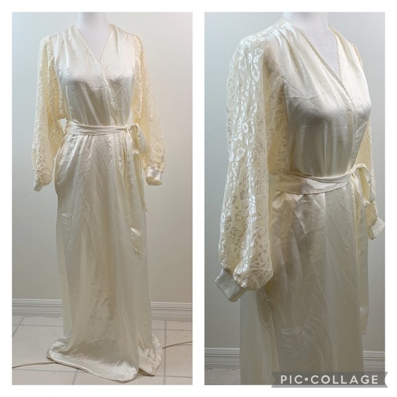 Vintage | Intimates & Sleepwear | Vintage 4s Style Burn Out Lace ...